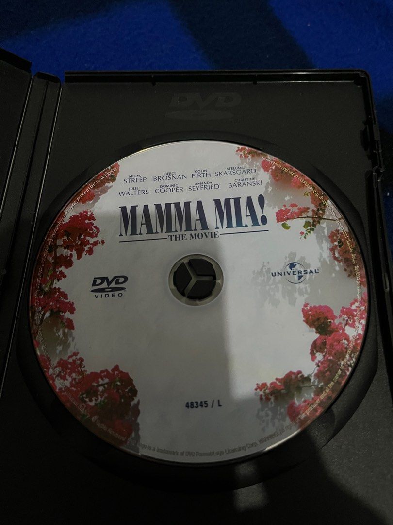 Mamma mia DVD, Hobbies & Toys, Music & Media, CDs & DVDs on Carousell