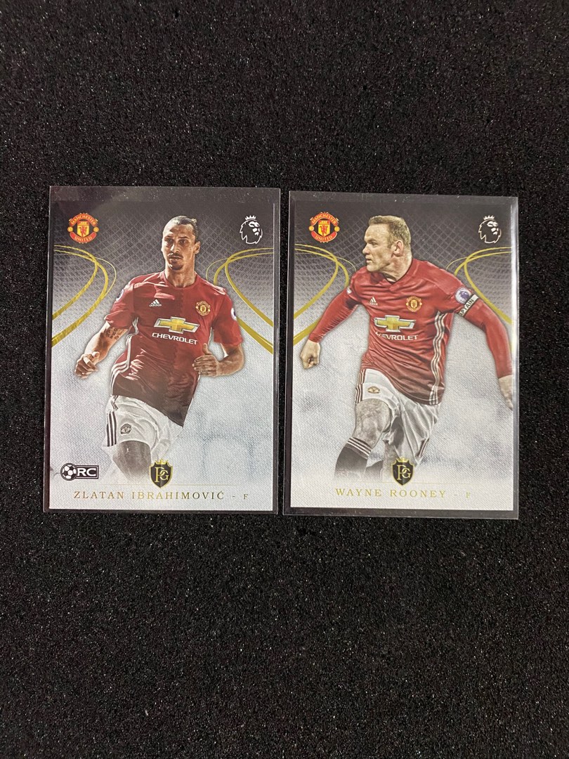 Manchester United Soccer Card: Wayne Rooney & Zlatan Ibrahimovic ...