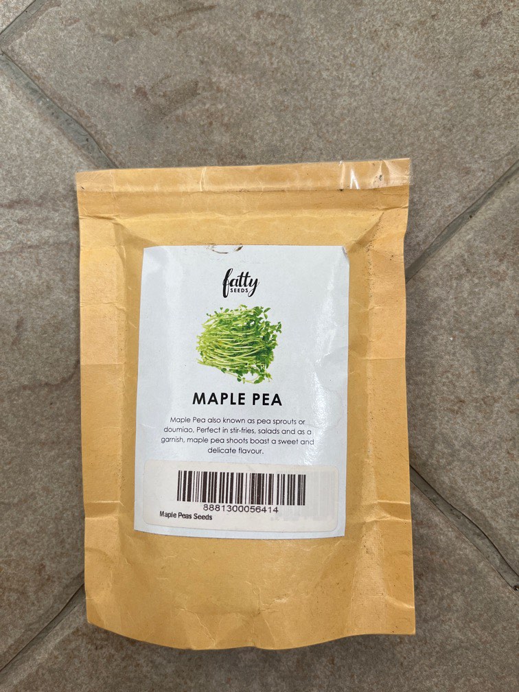 Maple pea seeds, Furniture & Home Living, Gardening, Plants & Seeds on Carousell