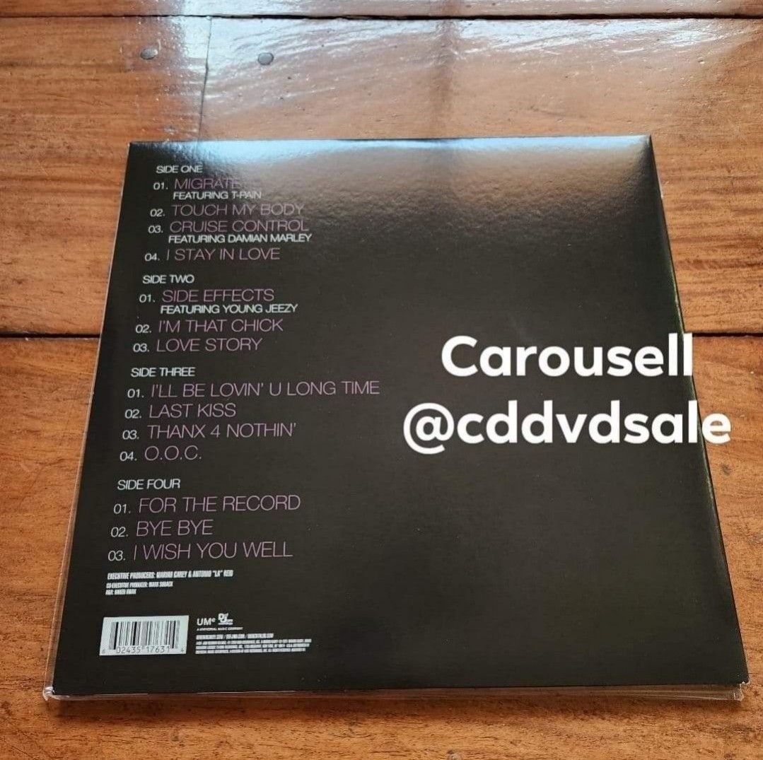 MARIAH CAREY E=MC2 VINYL COLORED PLAKA ALBUM NOT CD MERCH on Carousell