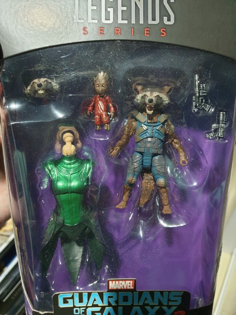 Marvel Legends Rocket Raccoon and Groot (Guardians of the Galaxy vol.2 ...