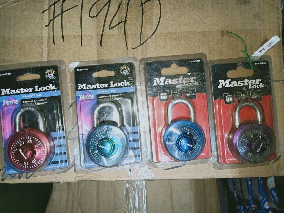 MASTER PADLOCKS COMBINATION PADLOCK WITH SPORTS DESIGN BODY RAINBOW ...