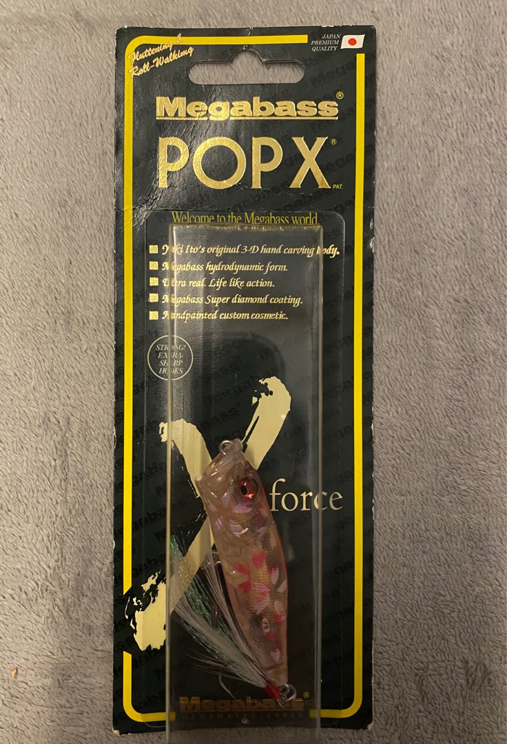 Mega bass Pop X, Sports Equipment, Fishing on Carousell