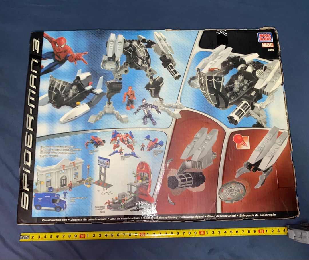 Mega bloks 2007 Spider-man 3 Spider-Man vs Venom ($70) & Secret Lab ...