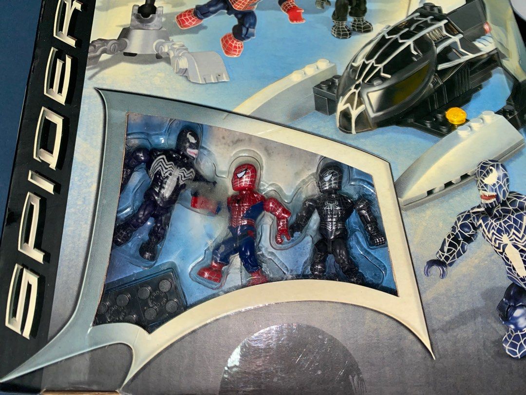 Mega bloks 2007 Spider-man 3 Spider-Man vs Venom ($70) & Secret Lab ...