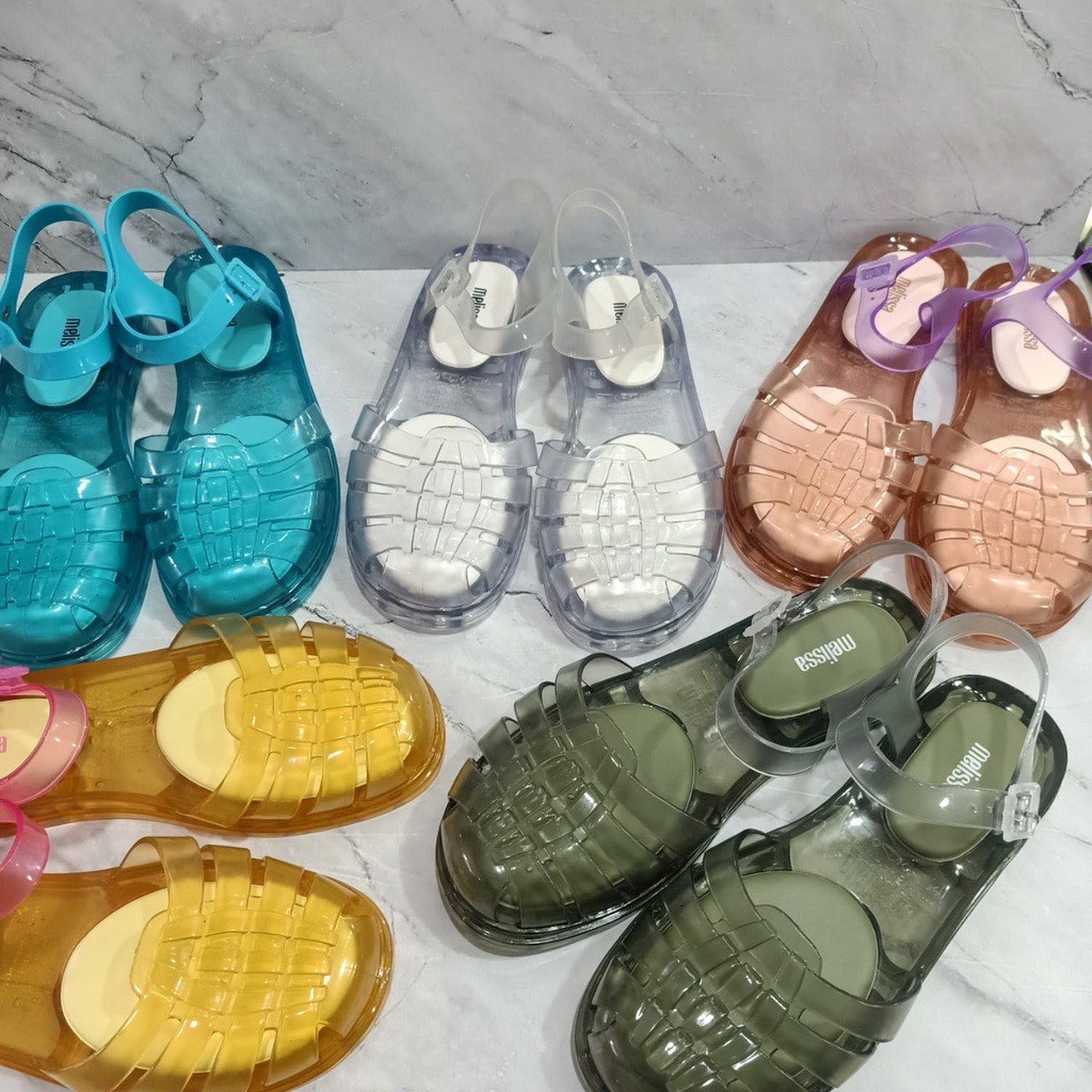 Melissa Obsessed Jelly Sandals, Fesyen Wanita, Sepatu di Carousell
