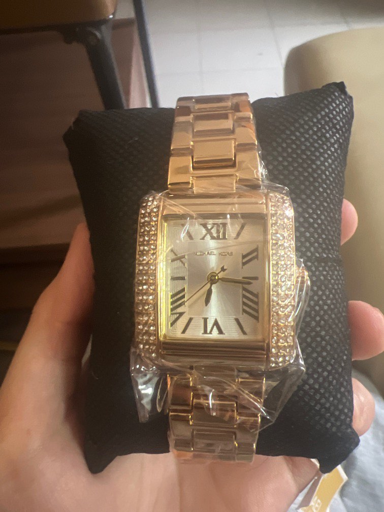Michael Kors Emery Gold Stainless Steel Watch MK4641 on Carousell