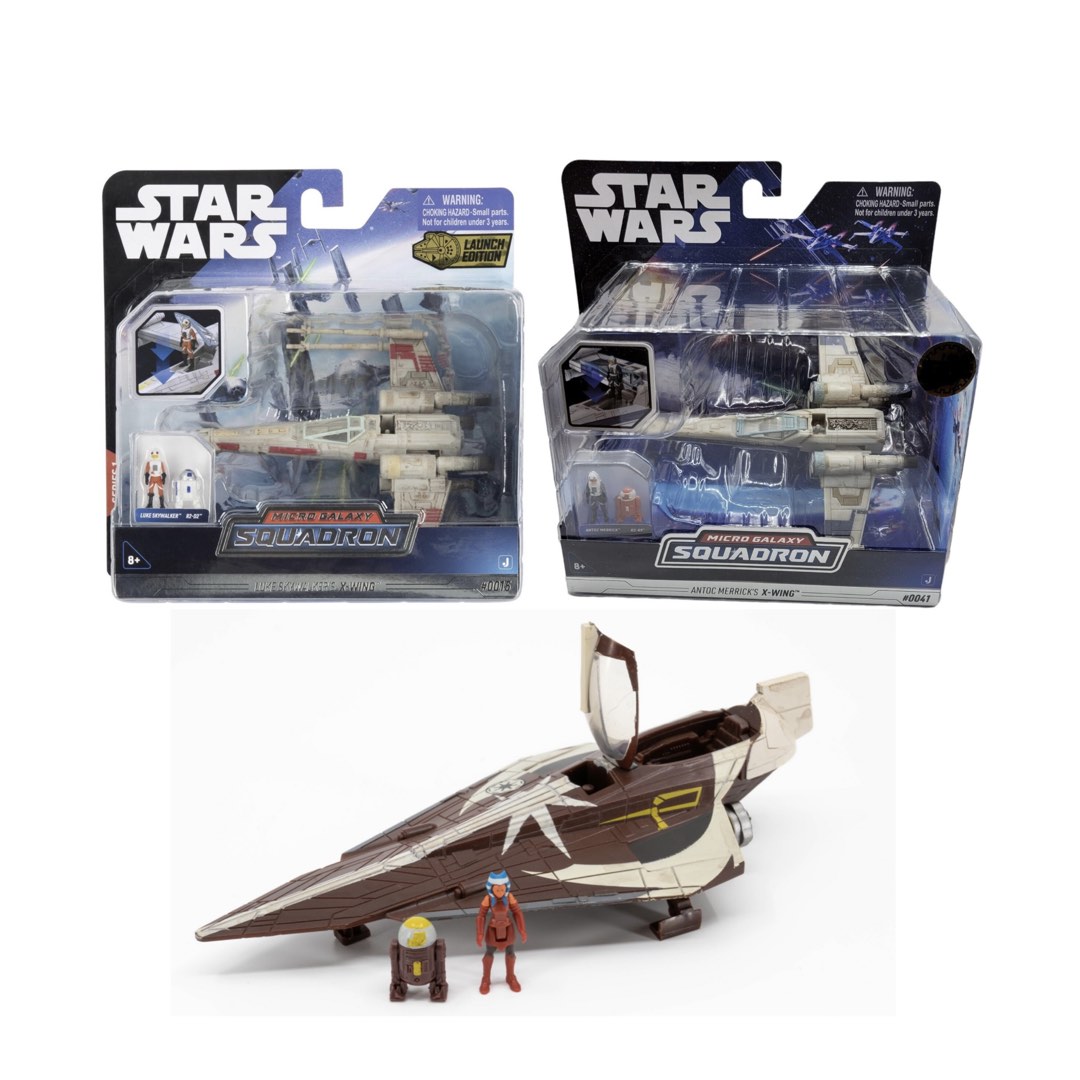 Micro Squadron Star Wars: X-Wing + Antoc Merrick Blue Leader X-Wing ...