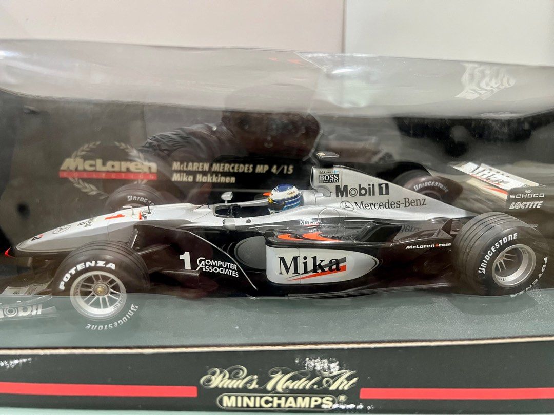 Mika Hakkinen McLaren MP4-15 Minichamps 1:18, Hobbies & Toys, Toys ...