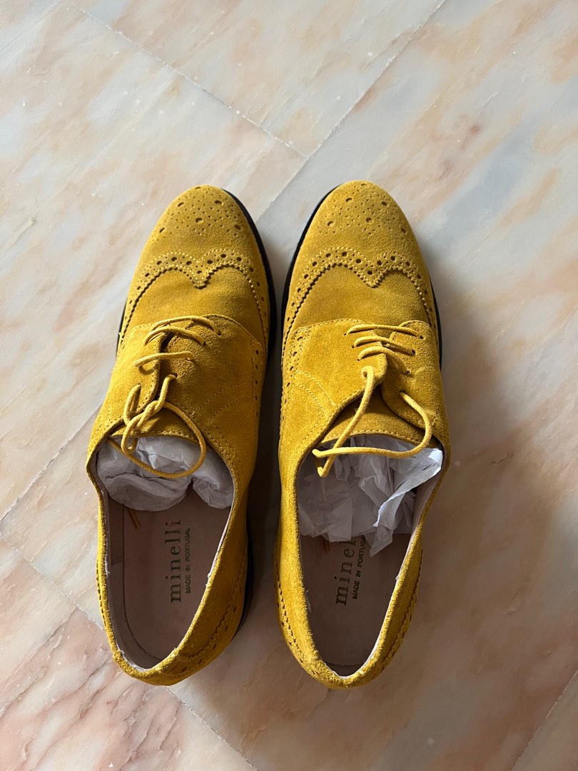 Minelli Paris - suede derby shoes , Luxury, Sneakers & Footwear on ...