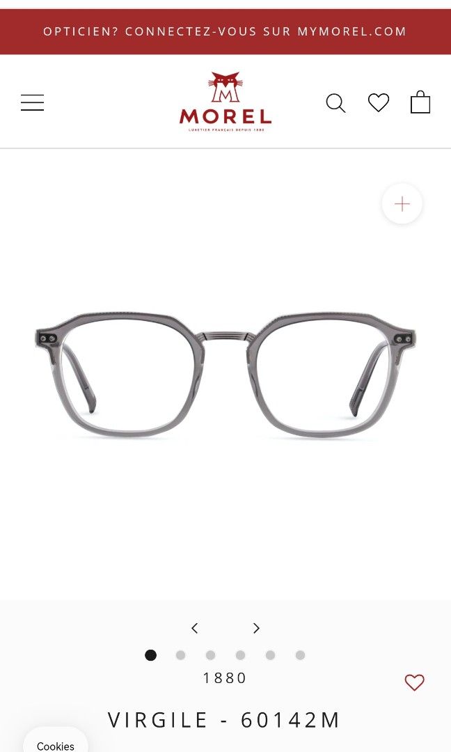 Morel France Virgile eyeglass frame, Men's Fashion, Watches ...