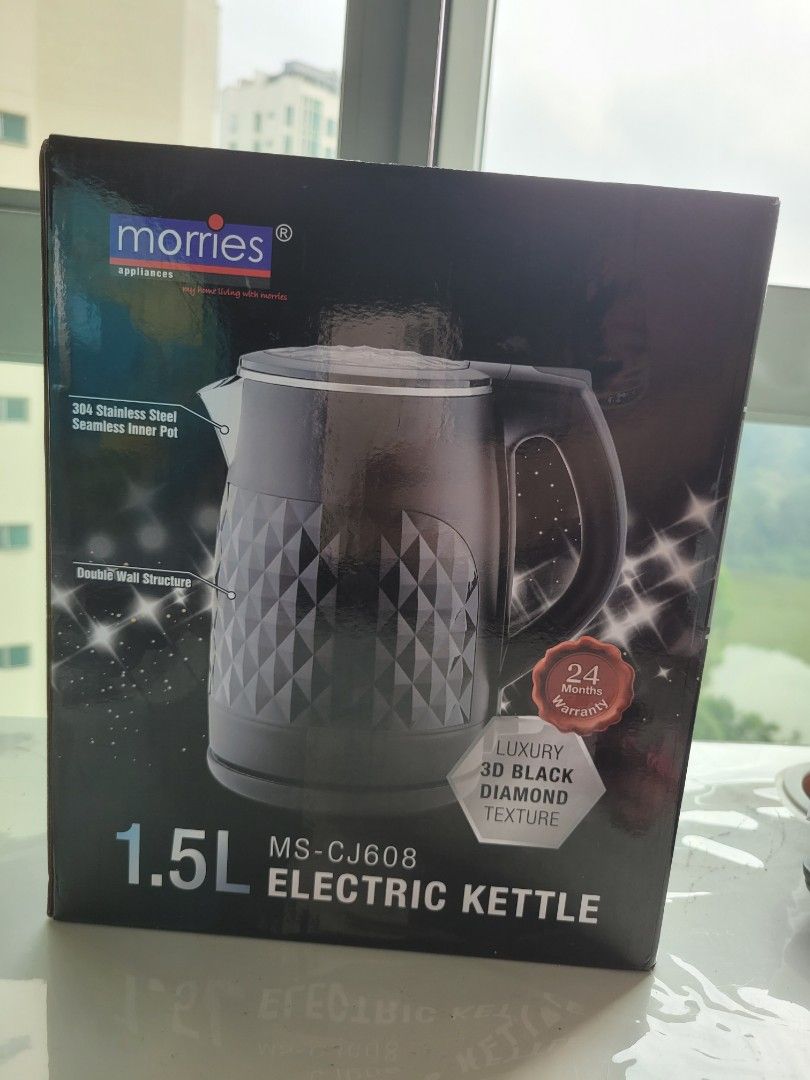 Morries Kettle 1.5 Litres, TV & Home Appliances, Kitchen Appliances ...