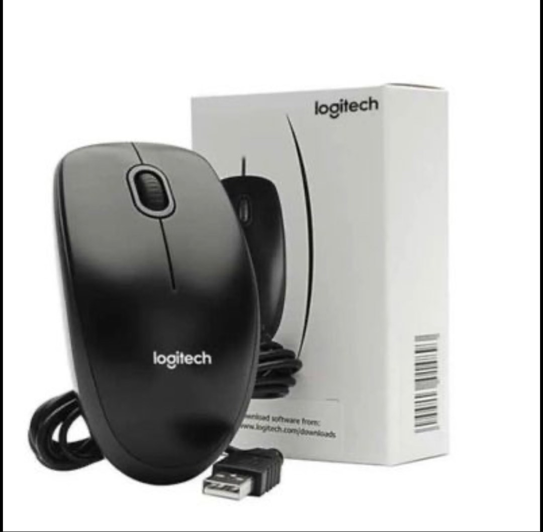 Mouse Logitech B100 Optical Usb Kabel on Carousell