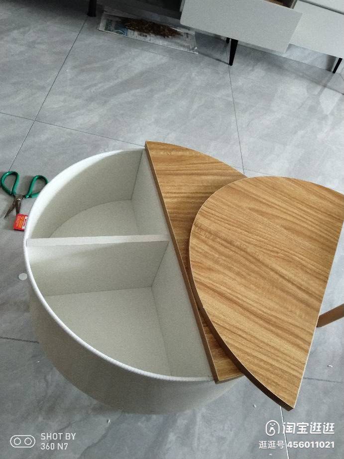 Muji Style Rounded Table, Furniture & Home Living, Furniture, Tables ...