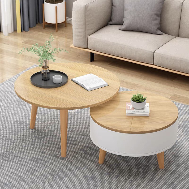 Muji Style Rounded Table, Furniture & Home Living, Furniture, Tables ...