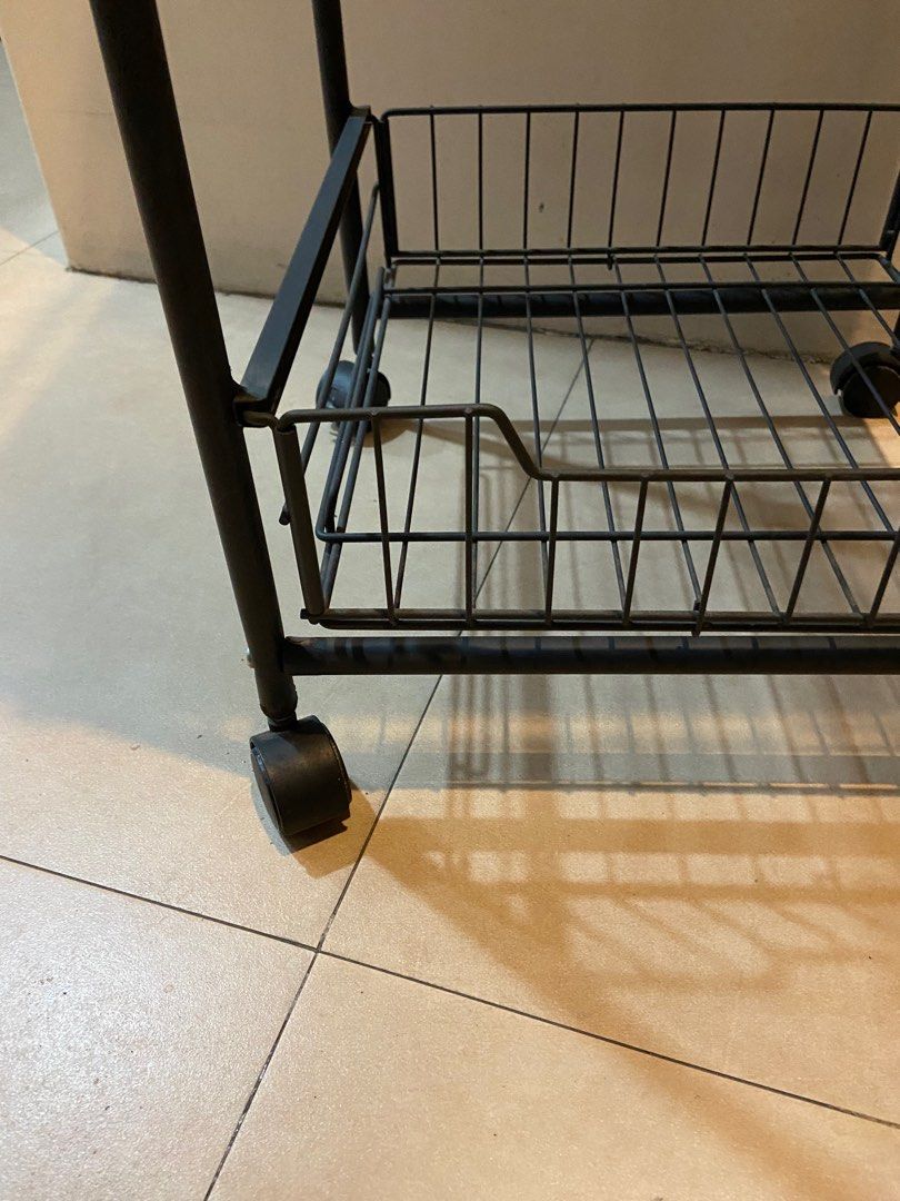 Multi Layer Shelving Unit with Wheels on Carousell