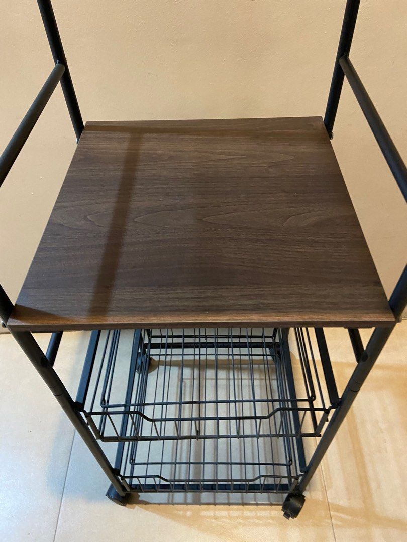 Multi Layer Shelving Unit with Wheels on Carousell