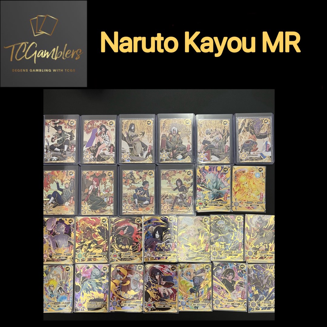 Naruto Kayou MR cards (Singles), Hobbies & Toys, Toys & Games on Carousell