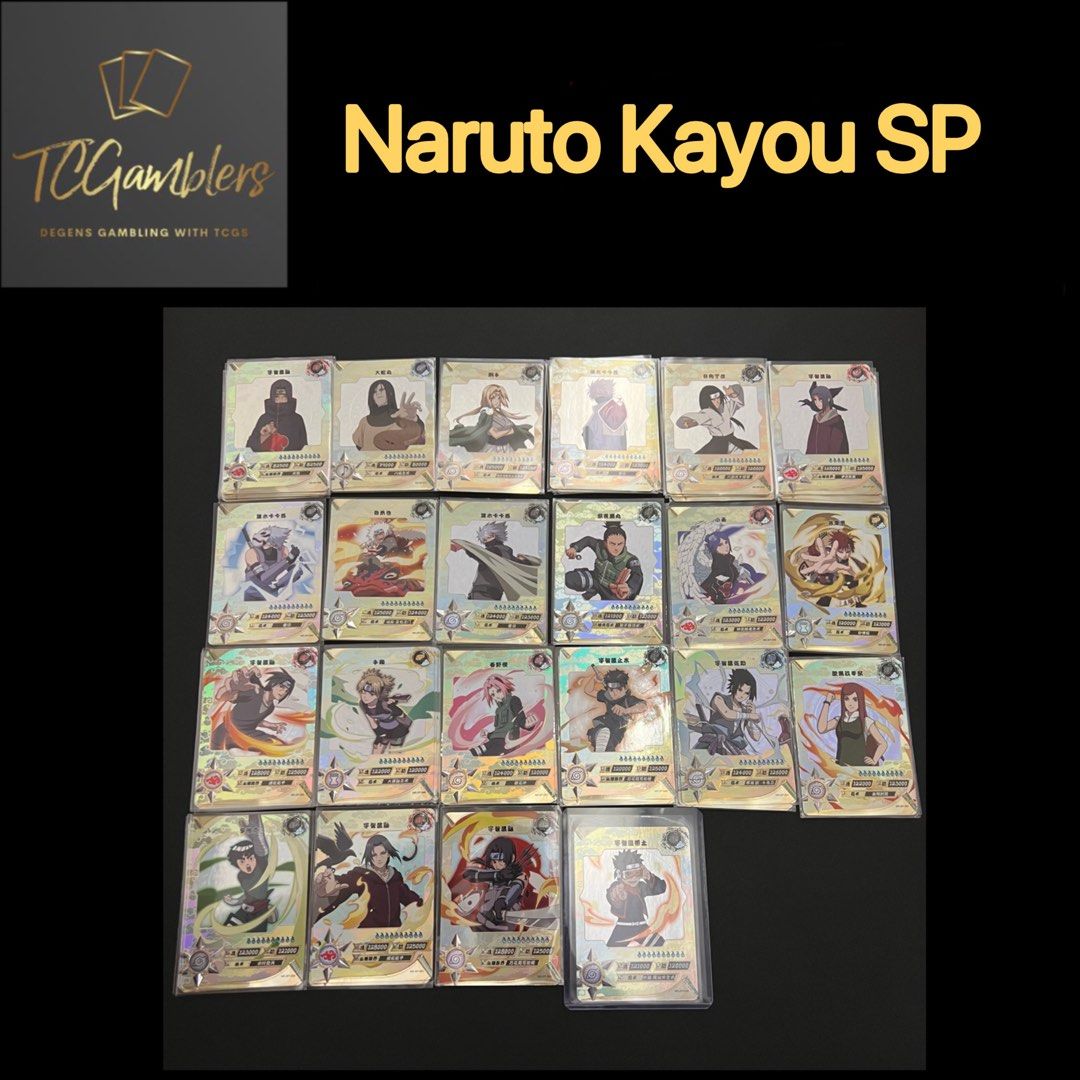 Naruto Kayou SP cards (Singles), Hobbies & Toys, Toys & Games on Carousell