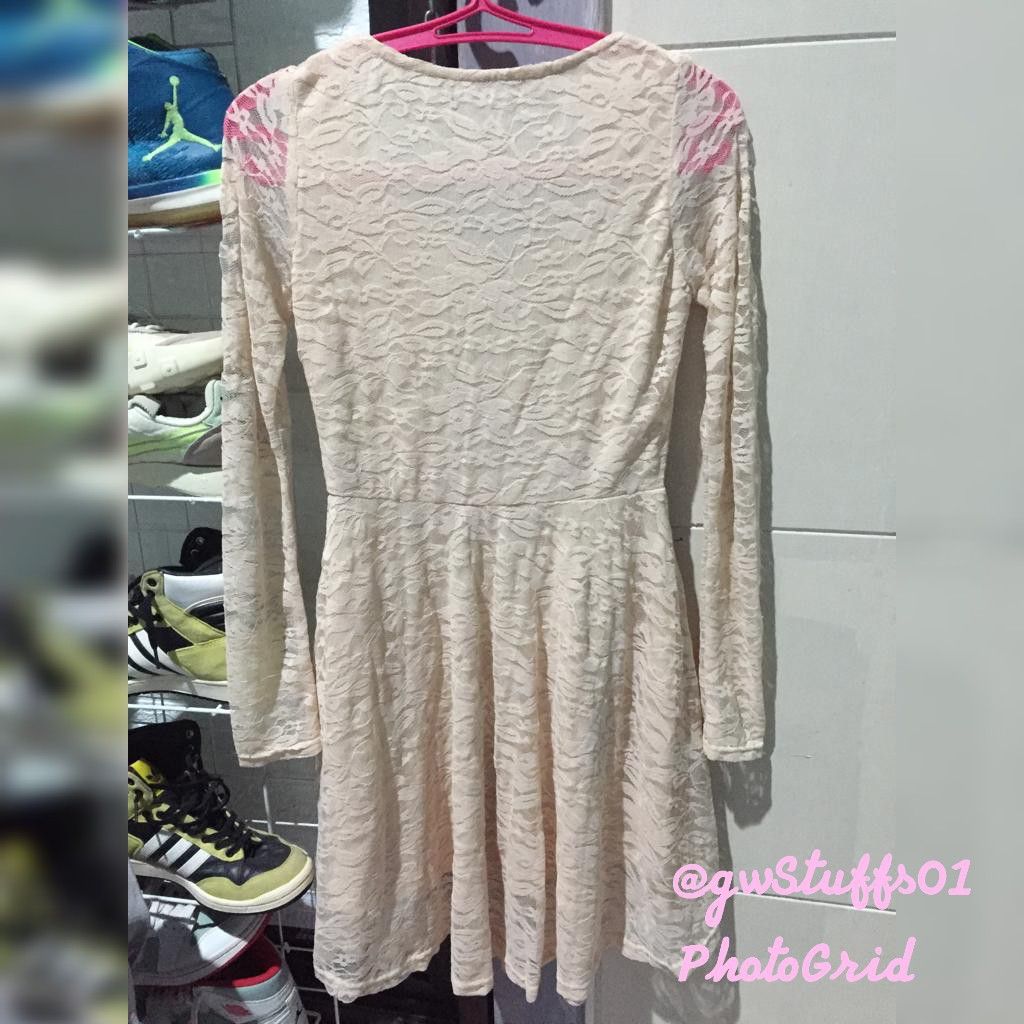 NEW Dress Brukat Warna Coksu, Fesyen Wanita, Pakaian Wanita, Gaun & Rok ...