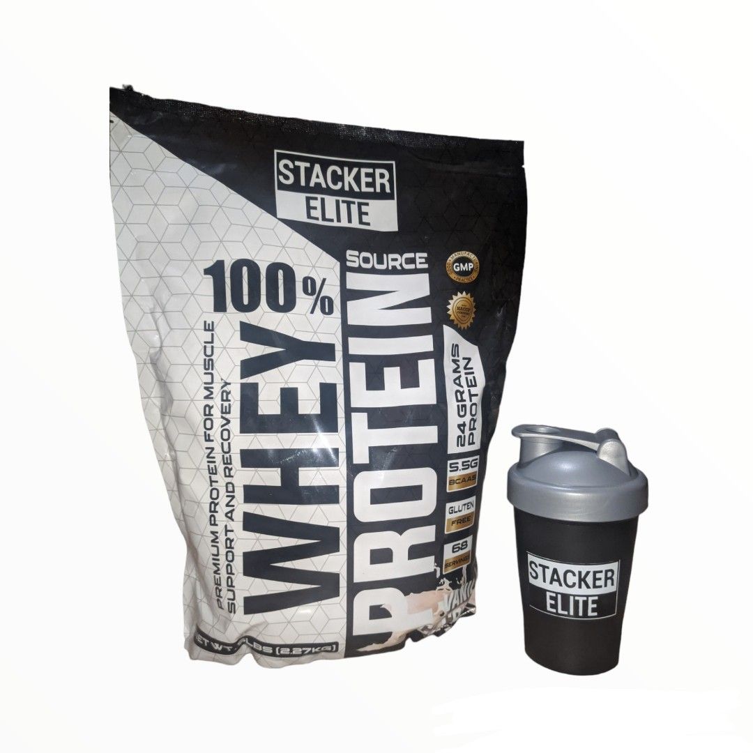 NEW Stacker Elite Whey Protein, Health & Nutrition, Health Supplements ...