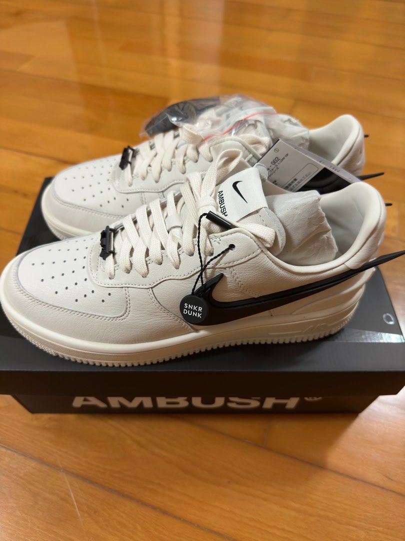 Nike x Ambush AF1 White US8, 男裝, 鞋, 波鞋 - Carousell