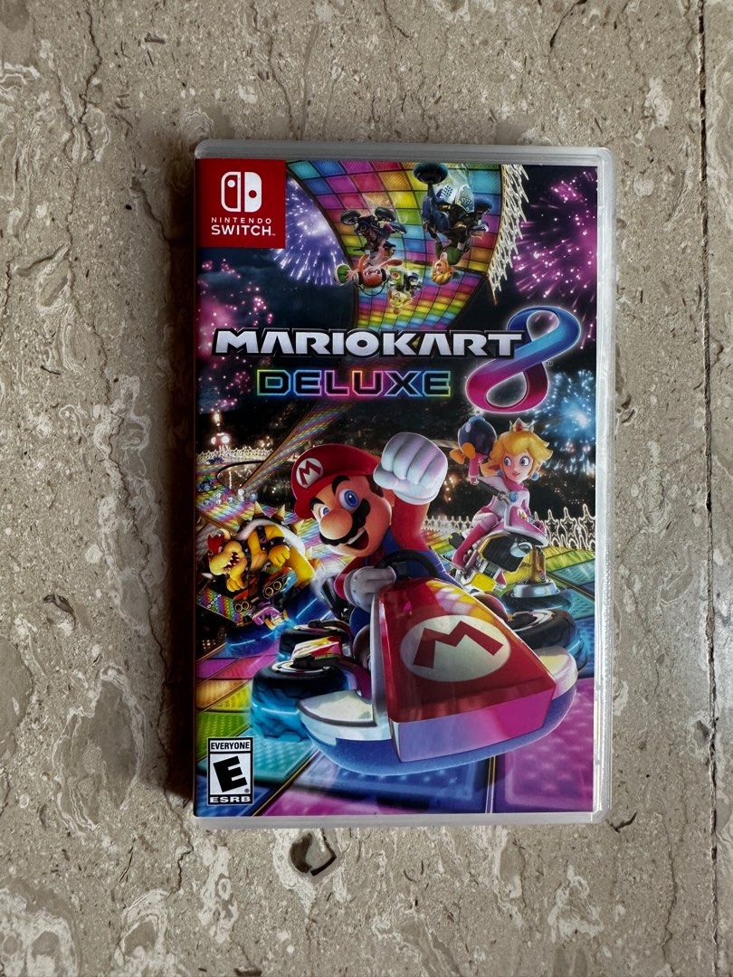 Nintendo Switch OLED White + Mario Kart 8, Video Gaming, Video Game ...