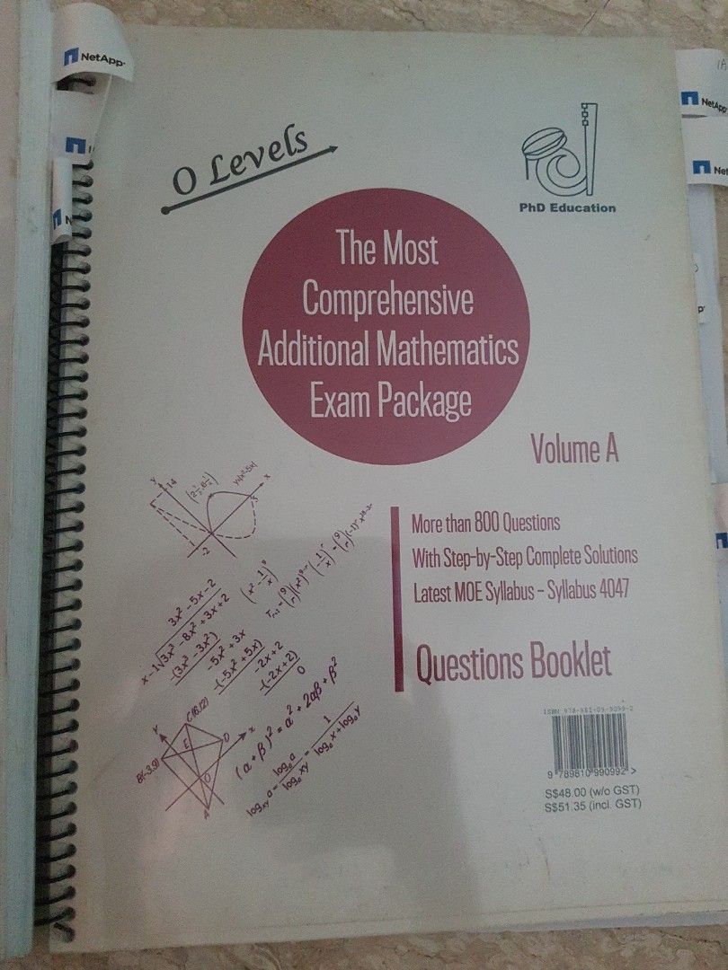 O Levels PhD Education Additional Maths, Hobbies & Toys, Books ...