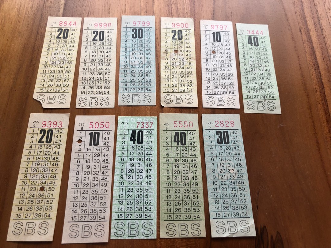 Old bus tickets for collectors nice numbers, Hobbies & Toys ...