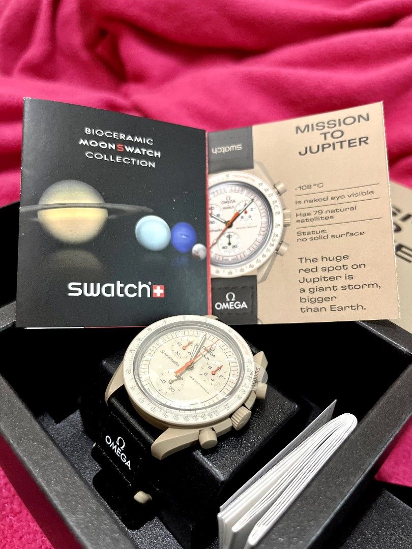 Omega x Swatch Collab - Mission to Jupiter, Women's Fashion, Watches ...