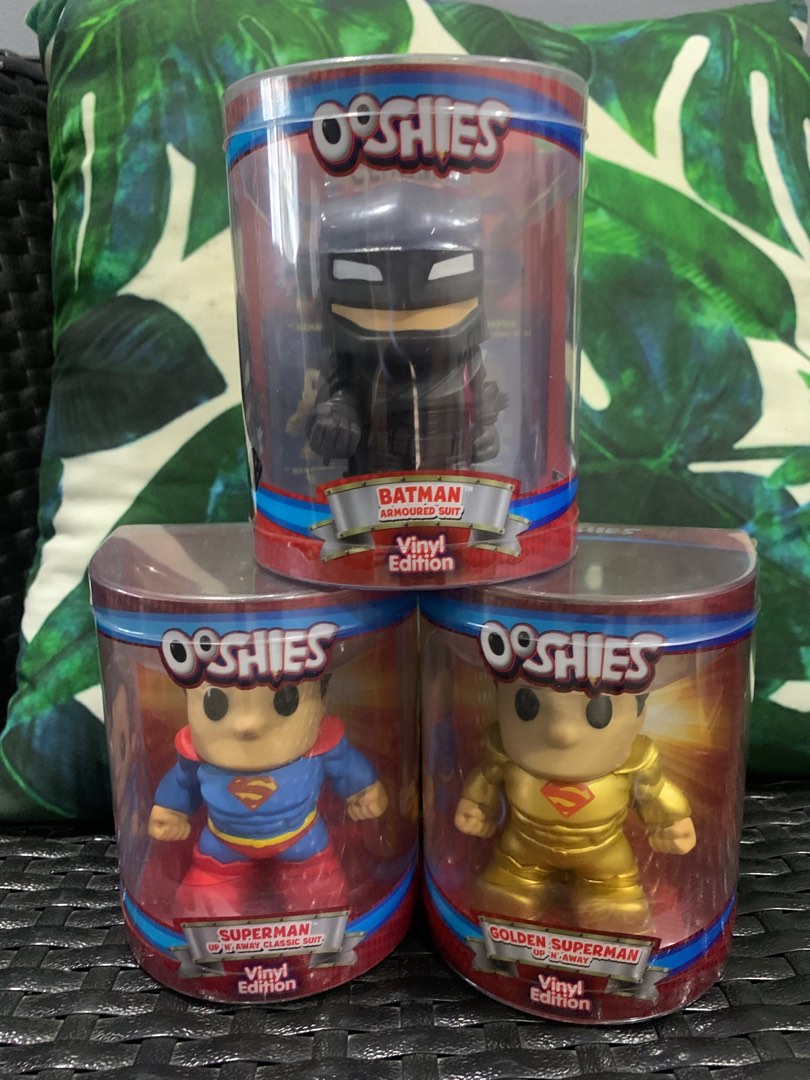 Ooshies batman n superman, Hobbies & Toys, Toys & Games on Carousell