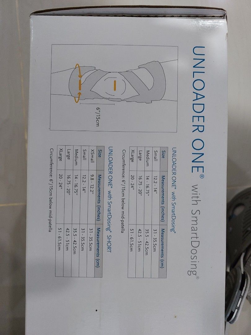 Ossur Unloader One (1 set left and right), Health & Nutrition, Braces ...