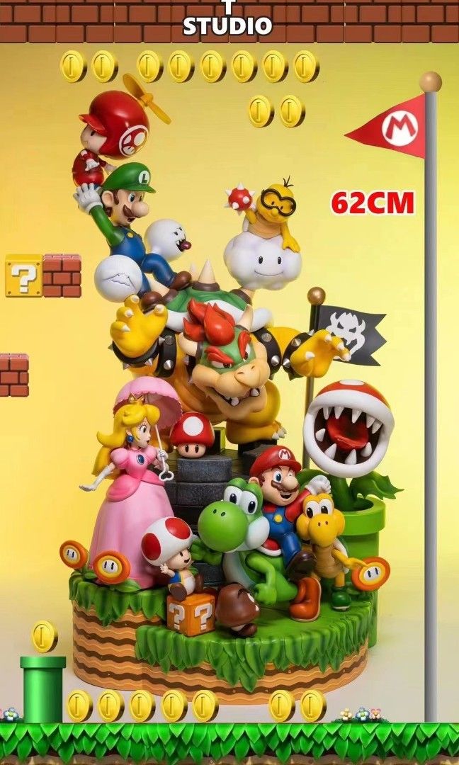 [Overseas Stock] Nintendo T Studio Super Mario Family Portrait gk resin ...