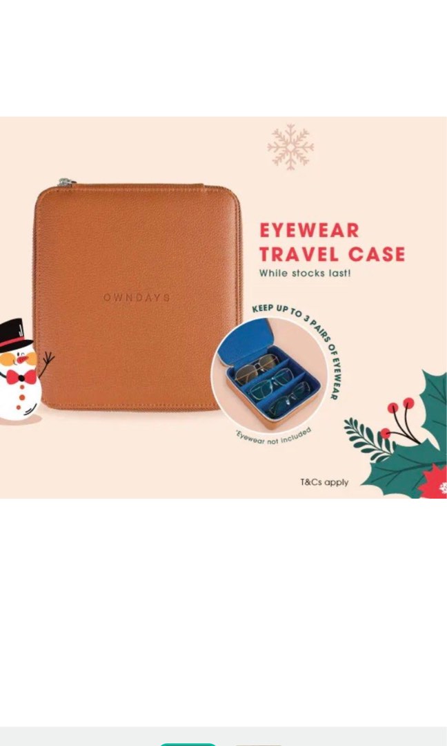 OWNDAYS travel case, Women's Fashion, Bags & Wallets, Wallets & Card ...