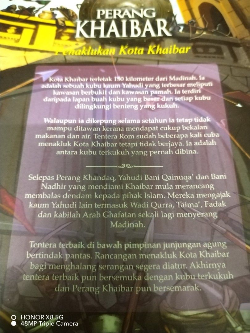 PERANG KHAIBAR PENAKLUKAN KOTA KHAIBAR, Hobbies & Toys, Books ...