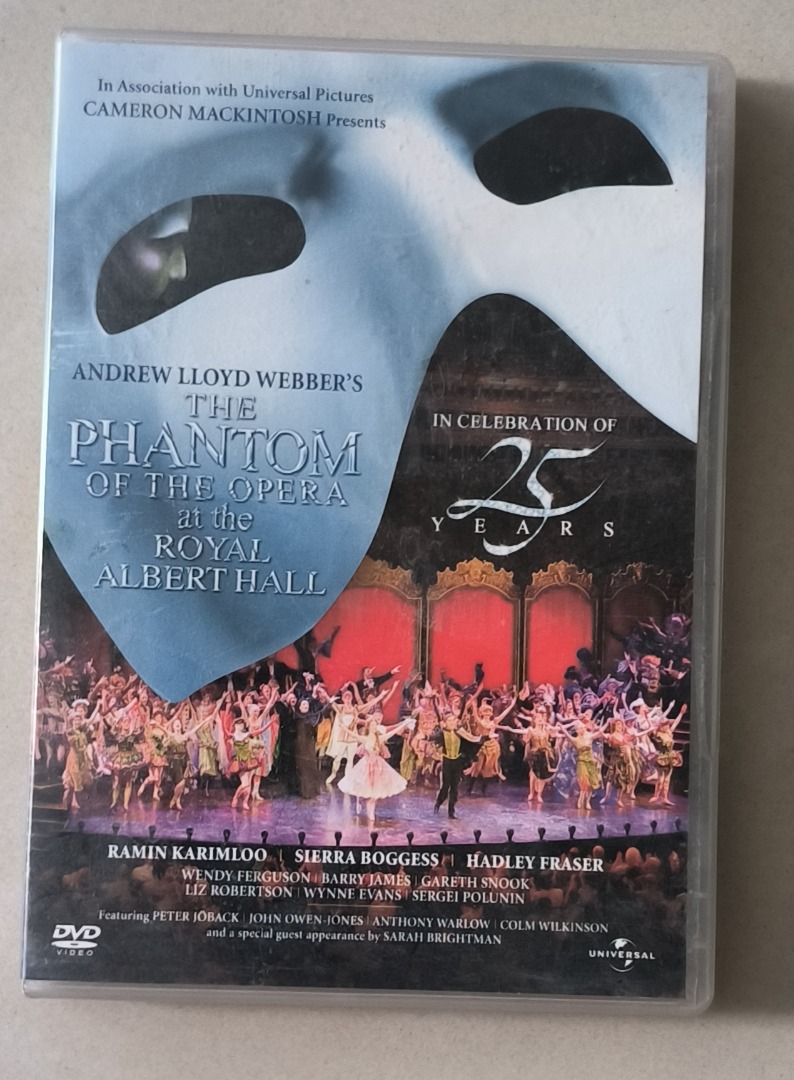 Phantom of the Opera, Hobbies & Toys, Music & Media, CDs & DVDs on ...