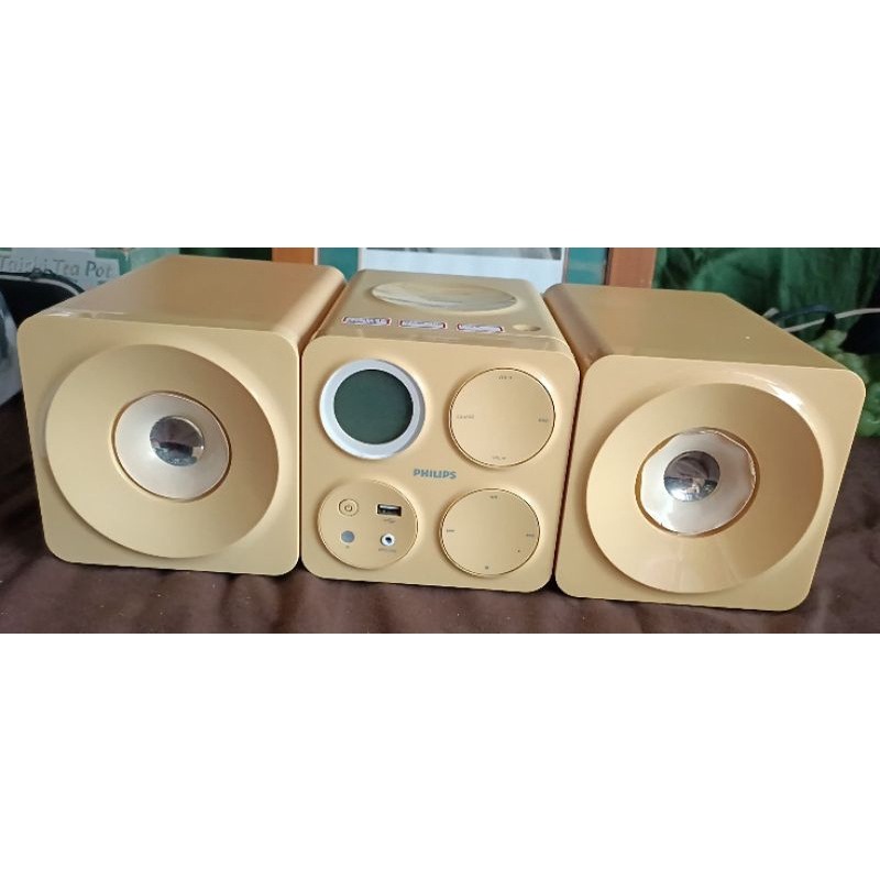 Philips Cube Micro Sound System CD/MP3/Radio/USB (MCM1055/98), Audio ...