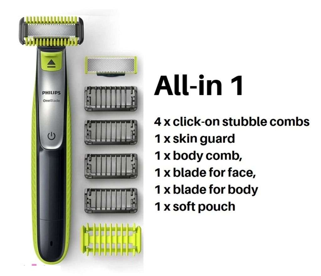 Philips Norelco OneBlade One Blade Electric shaver trimmer OneBlade ...
