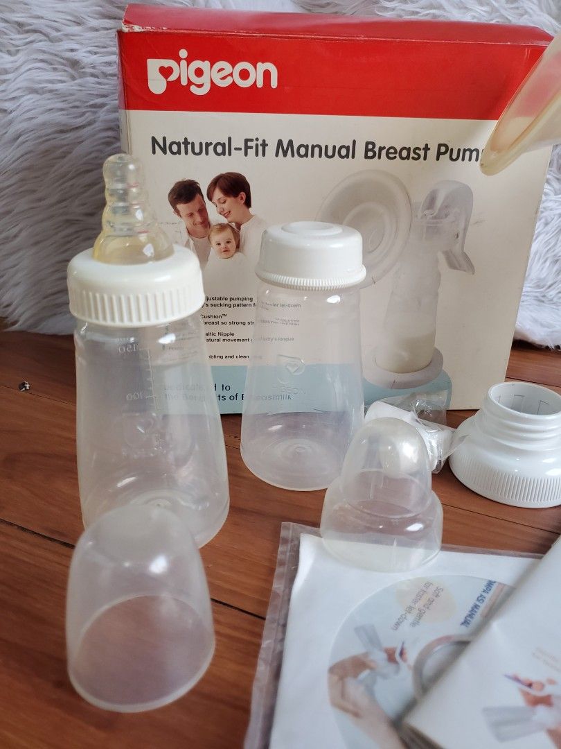 PIGEON Natural-Fit Manual Breast Pump, Babies & Kids, Nursing & Feeding ...