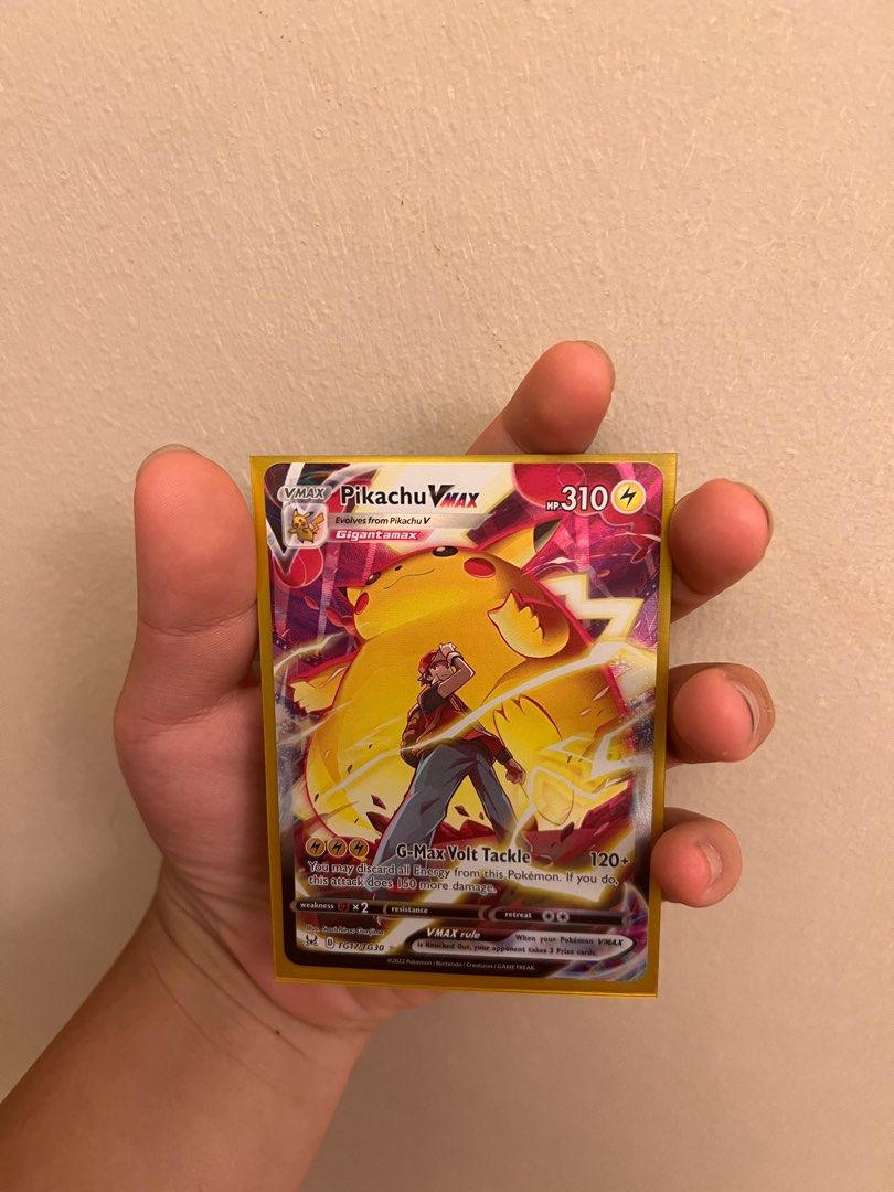 Pikachu Vmax (Super Rare) Lost Origin set, Hobbies & Toys, Toys & Games ...
