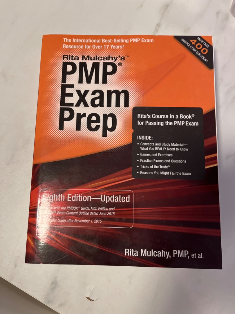 PMP Exam Eighth Edition, Hobbies & Toys, Books & Magazines, Assessment ...