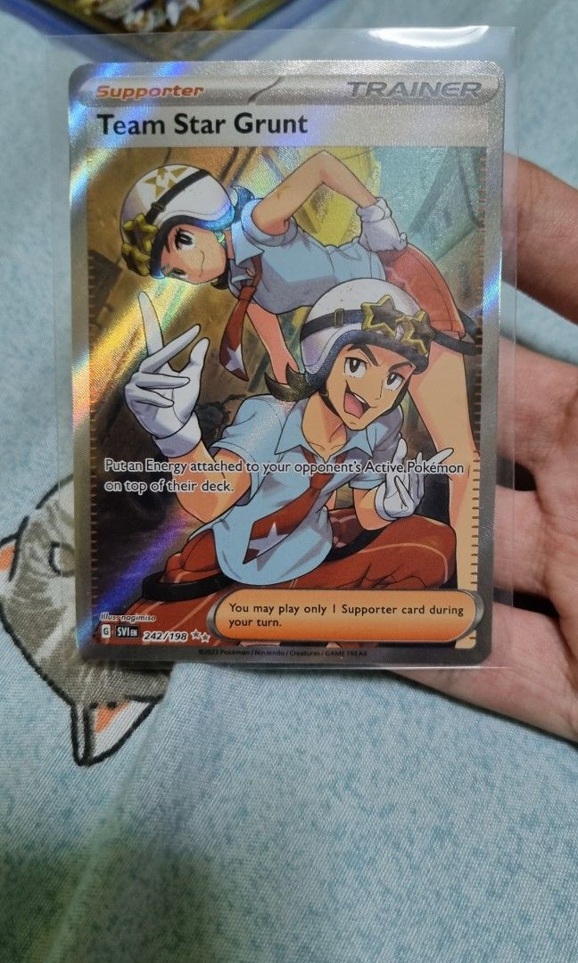 Pokemon TCG Scarlet Violet Team Star Grunt Full Art Trainer, Hobbies ...