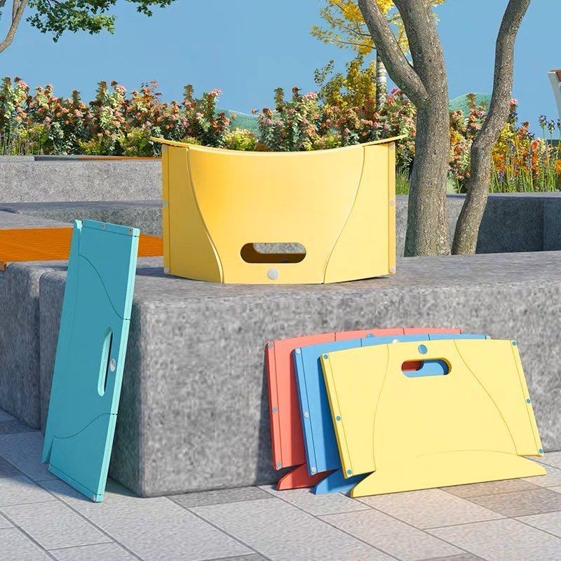 Portable Foldable Plastic Stool, Furniture & Home Living, Home ...