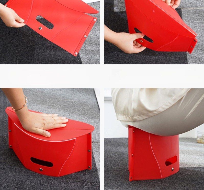 Portable Foldable Plastic Stool, Furniture & Home Living, Home ...