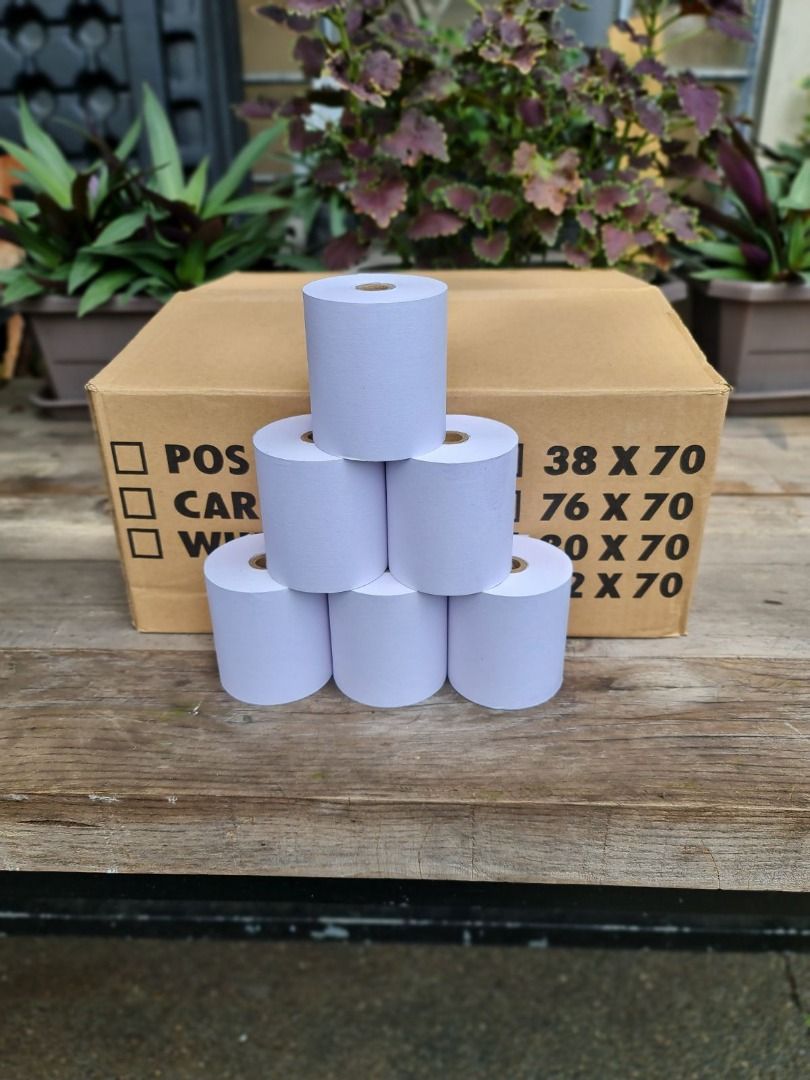 POS Journal Receipt Paper Roll, Computers & Tech, Office & Business ...