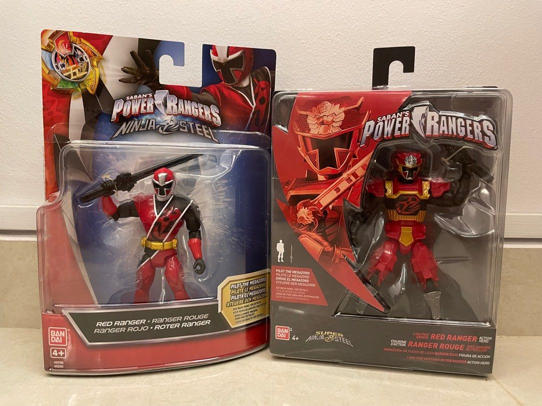 Power Rangers Ninja Steel Red Ranger, Hobbies & Toys, Toys & Games on ...