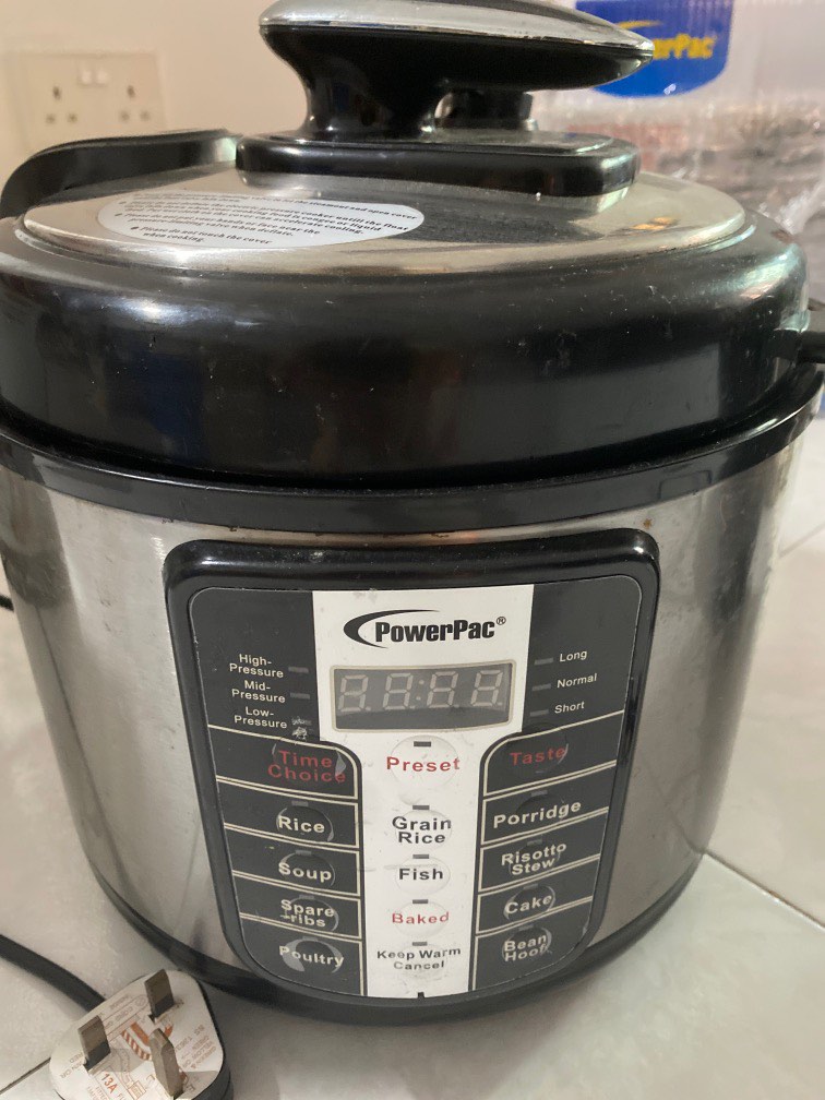 PowerPac Pressure Cooker 5L, TV & Home Appliances, Kitchen Appliances ...