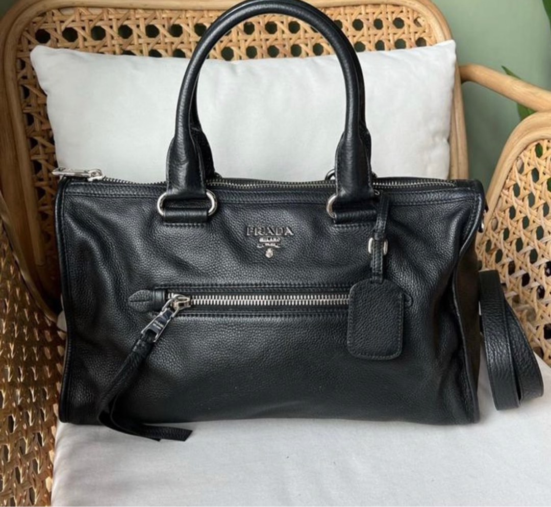 Prada Two Way Tote, Luxury, Bags & Wallets on Carousell