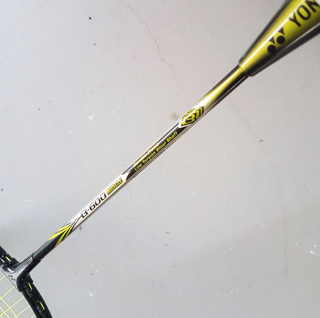 Premium Yonex B-600 Muscle Badminton Racket, JAPAN, Yonex Sling bag ...