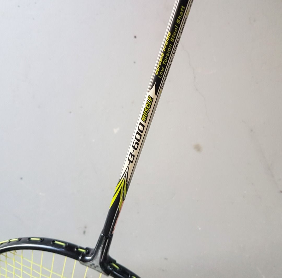 Premium Yonex B-600 Muscle Badminton Racket, JAPAN, Yonex Sling bag ...